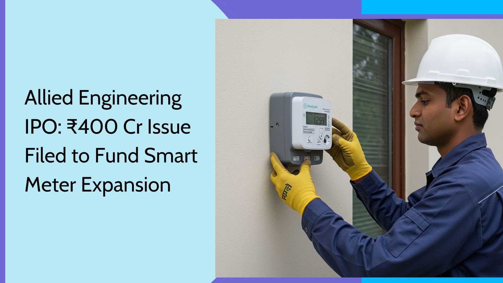 Allied Engineering IPO: ₹400 Cr Issue Filed to Fund Smart Meter Expansion